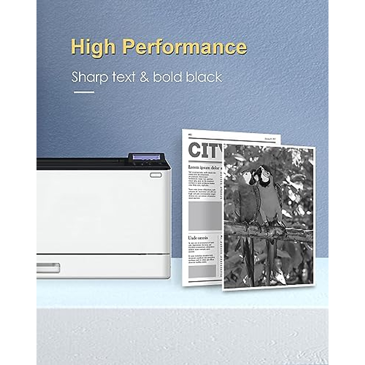 (with Chip) 069H Toner Cartridge Replacement for Canon 069 CRG069 CRG069 H CRG-069 H for imageCLASS MF753Cdw MF751Cdw LBP674Cdw Printer (Black 1 Pack)