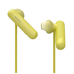 Sony WI-SP500 Wireless in-Ear Sports Headphones, Yellow (WISP500/Y) (Renewed)
