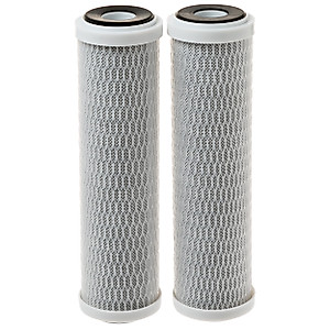 GE FX12P Under Sink Water Filter | Replacement for Reverse Osmosis System | NSF Certified: Reduces Sediment, Rust & Other Impurities from Water | Replace Every 6 Months for Best Results | 2 Filters