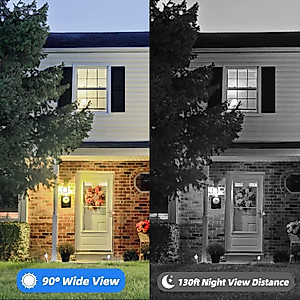 Swann Home DVR Security Camera System with 1TB HDD, 8 Channel 4 Camera, 1080p Full HD Video, Indoor or Outdoor Wired Surveillance CCTV, Heat and Motion Detection, 845804