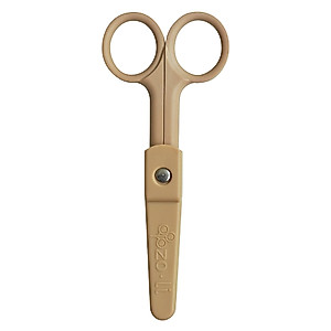 Ceramic food scissors ZoLi SNIP sandstone tan | kitchen scissors, stain-resistant, durable, material shears for food, bite-sized toddler food