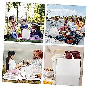 INOOMP Tote Bags food delivery aluminum tote cooler nonwoven peritonealwaterproof Packing Insulated Bag