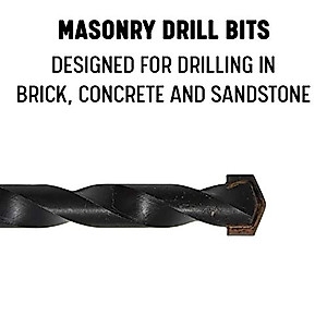 Drill America - DAM6X1 1" x 6" Carbide Tipped Masonry Drill Bit, Dam Series