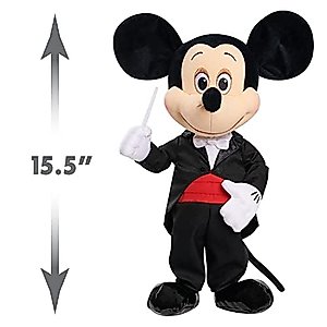 Just Play Disney Treasures From the Vault, Limited Edition Mickey Mouse Revue Plushie, Officially Licensed Kids Toys for Ages 3 Up, Amazon Exclusive