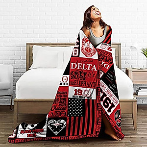 Hunkie Sorority Gifts for Women Sorority Blanket 60''x50'' Positive Throw Blanket Gifts for Women Birthday for Women Sisters -2