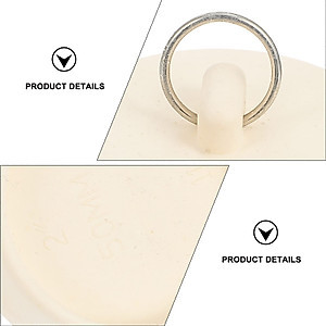 6pcs Rubber Sink Stopper Tub Stopper Kitchen Sink Stopper Drain Stopper Tub Drain Parts Bathroom Bath Stopper Bath Plugs Kitchen Sink Plug Sink Water Stopper Bathtub Plugs