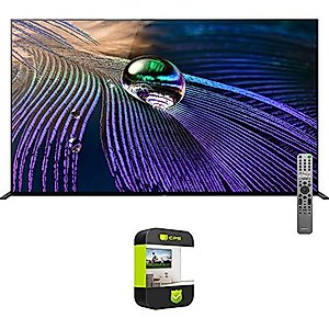 Sony XR55A90J 55 inch OLED 4K HDR Ultra Smart TV Bundle with 1 YR CPS Enhanced Protection Pack