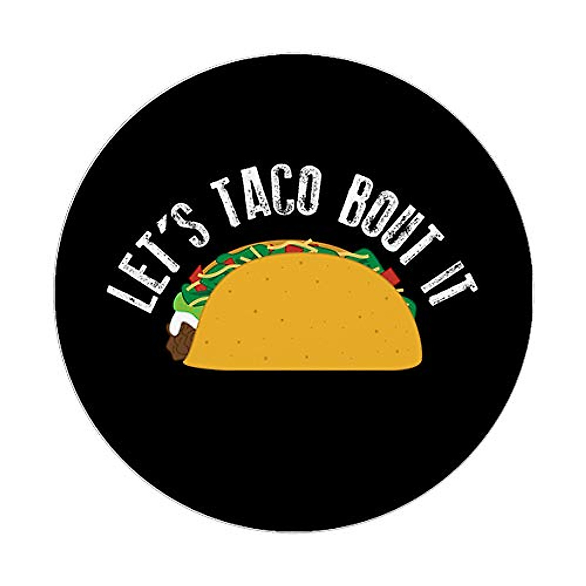 Hannah Hart Let's Taco Bout It Sweatshirt PopSockets PopGrip: Swappable Grip for Phones & Tablets
