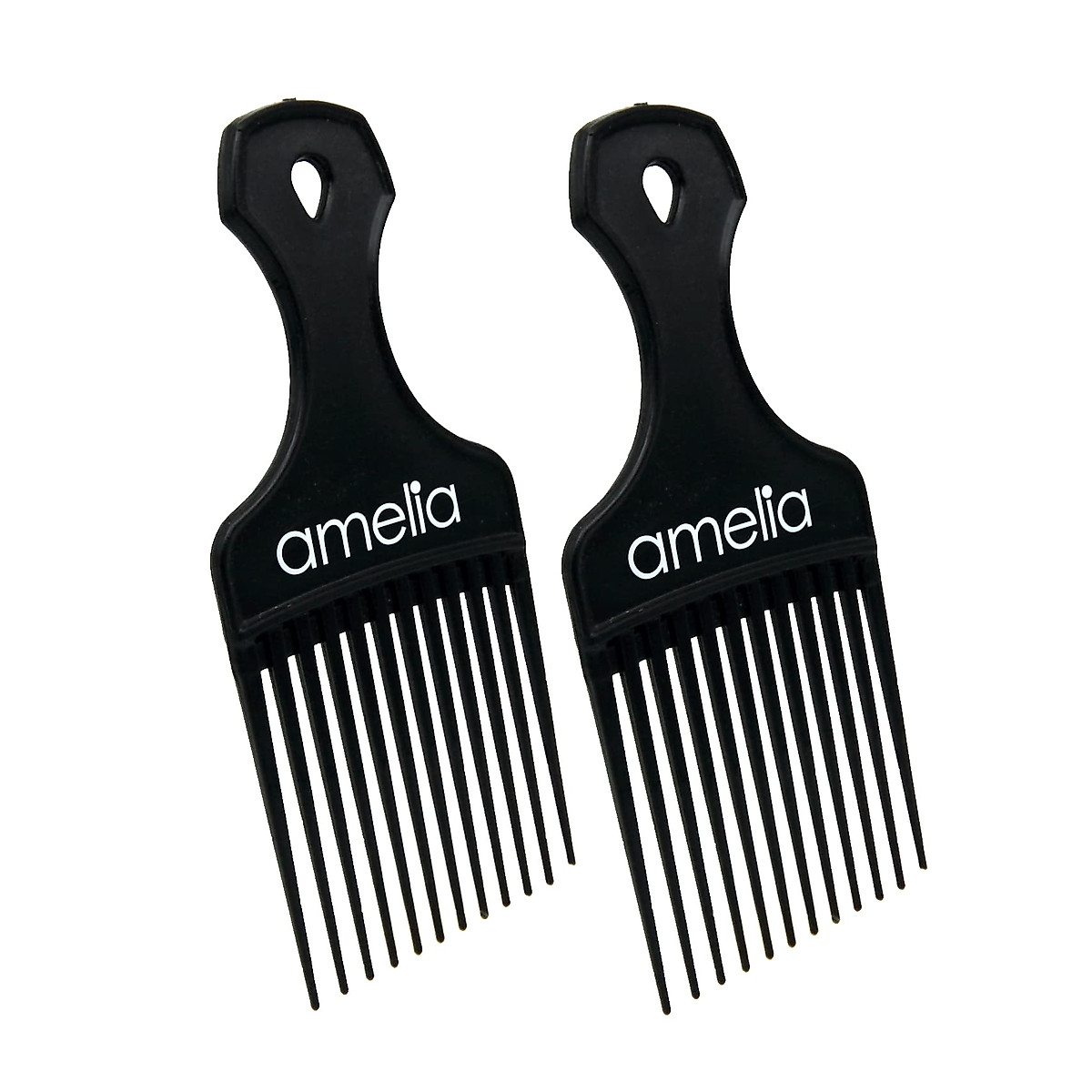 7in Plastic Pick Comb, pack of 2