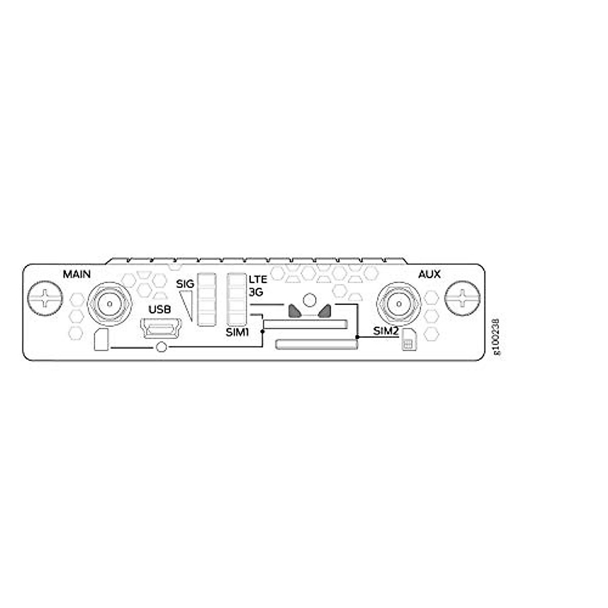 Juniper LTE Mini-Physical Interface Module SRX-MP-LTE-AE