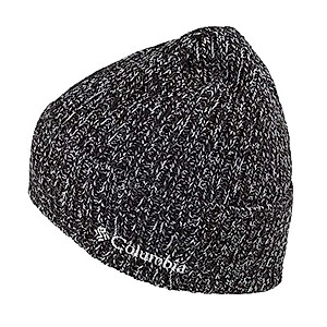 Columbia Men's Watch Cap, Black and White Marled, One Size