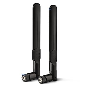 Bingfu 4G LTE Cellular Trail Camera Antenna 8dBi RP-SMA Male Antenna (2-Pack) Compatible with Spypoint Link Micro Solar EVO Link S Dark Wildlife Hunting Game Cam Outdoor Mobile Security Camera