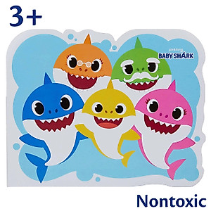 Crayola Baby Shark Art Set, 90 Pieces, Gift for Kids, 4, 5, 6, 7