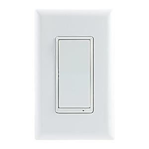 GE Zigbee Smart Switch In-Wall Lighting Control, Neutral Wire Required, Works Directly with Alexa Plus, Echo Show (2nd Gen), White & Light Almond, 45856GE