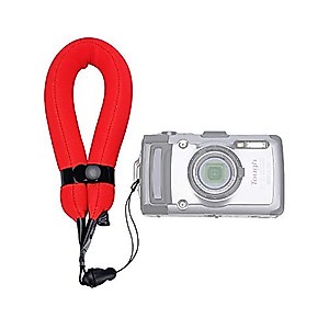 JJC Waterproof Camera Float Strap Cell Phone Float Strap Compatible with Olympus TG-6 TG6 TG-5 TG5 TG-4 Nikon W300 W100 Fuji XP90 XP140 XP130 XP80 & Smartphone iPhone Samsung Inside Waterproof Case
