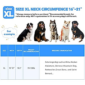Soft Dog Cone Recovery Collars & Cones After Surgery for Medium Large Dogs, Comfy Ecollars to Stop Licking, Adjustable, Dog Ecollars for Recovery Plastic: Superior Support Fabric: Soft Comfort