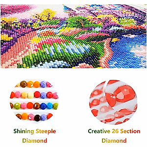 5D Diamond Painting Kits Full Drill Little Angel Crystal Rhinestone Embroidery Art for Home Wall Decor, Diamond Art Paintings 8x12 Inch