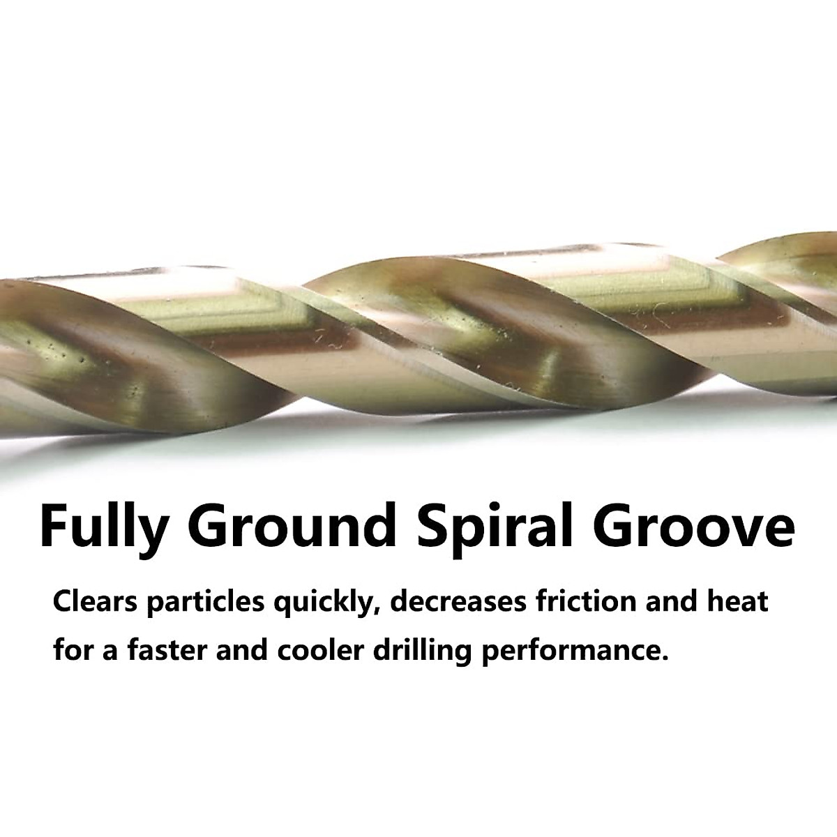 VALYRIANTOOL 1/8" Cobalt Drill Bits(20PCS), M35 HSSCO High Speed Steel Jobber Length Twist Drill Bit Set for Hardened Metal, Stainless Steel, Cast Iron, Plastic and Wood