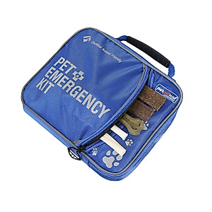 Perpetual Pet First Aid Kit with Vet Wrap, Styptic Powder, Bitter Spray & Veterinary Splint. Ideal for Hiking, Travelling, Camping, Outdoor & Indoor Activities