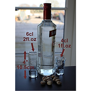 Music Symbol shot glasses (set 4)