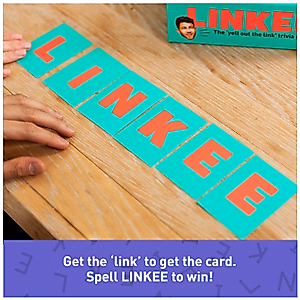 Linkee: Nick Jonas Edition: Family Quiz Board Game for Adults and Teens, Perfect For Family Game Night