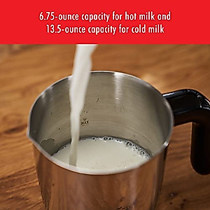 ZWILLING Enfinigy Milk Frother, Hot and Cold Foam Electric Milk Frother, Velvety, Creamy Microbubbles for Milk and Plant-based Milk Substitutes - Black