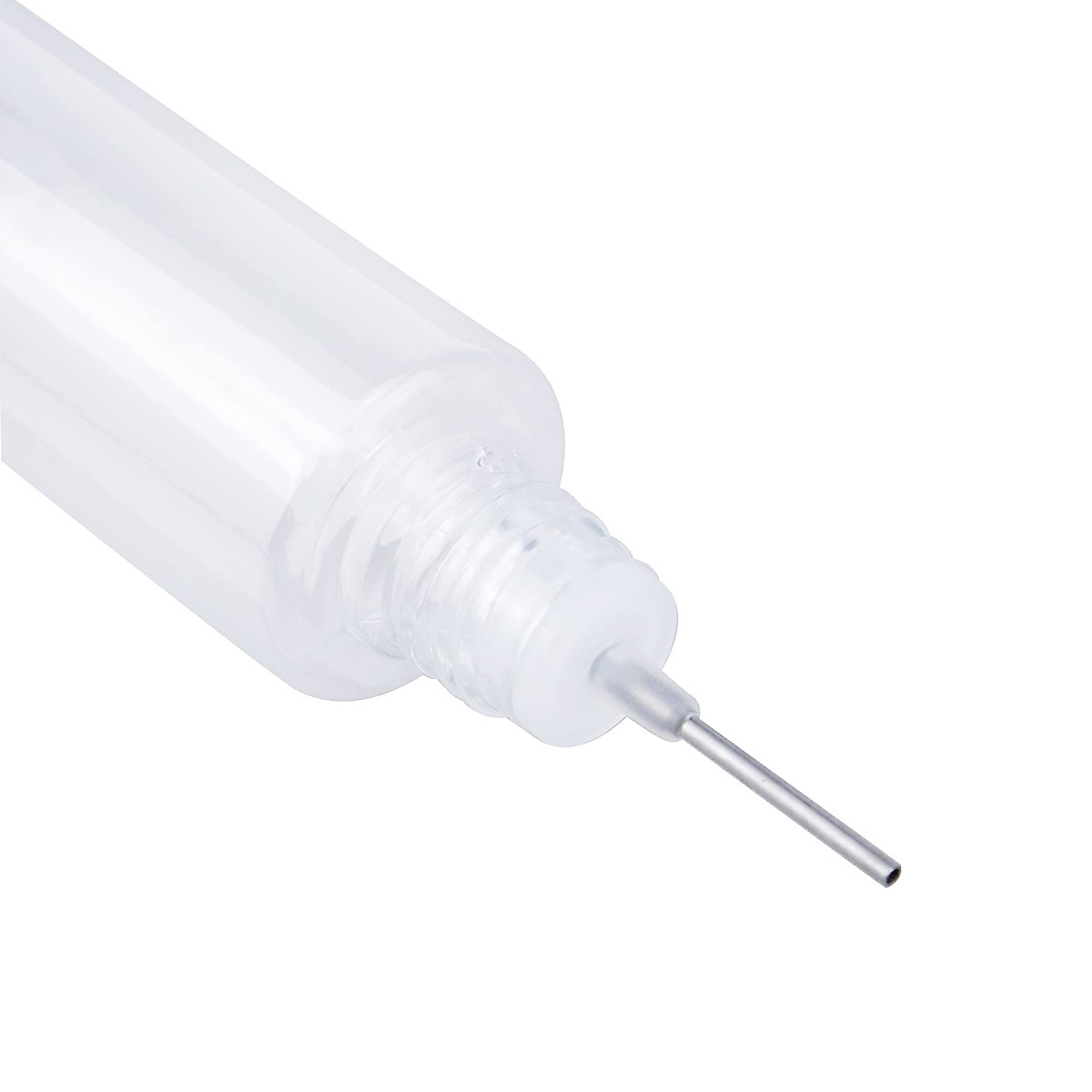 HNGSON 10 Pcs Precision Tip Applicator Bottle 10ml Needle Tip Applicator Glue Bottles with Fine Tip for Acrylic Painting, DIY Quilling, Paper Craft Glue Liquid Dropper Clear