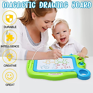 Toddler Toys for Girls Boys Age 1 2 3 4 Year Old,Magnetic Drawing Board,Erasable Writing Doodle Board for Kids,Gift for 1 2 Year Old Girl Travel Toys