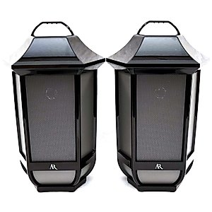 2 pk Acoustic Research Portable Wireless Bluetooth Speakers Premier Series