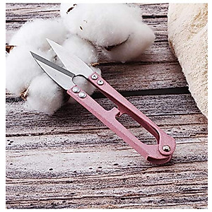 Ruwado 3 Pcs Thread Clippers Sewing Scissors 4.2 Inch Cutter Mini Snip Trimming Nipper Handheld Snippers Embroidery Clippers Sewing Scissors for Stitch Art Craft Project Tailor DIY Supplies