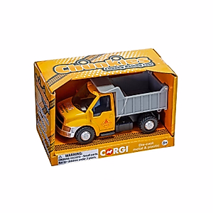Corgi Chunkies City Service Road Works Contruction Dump Truck, Snow Plow and Tractor with Claw Grapple Triple Pack Toy Vehicles CHP13