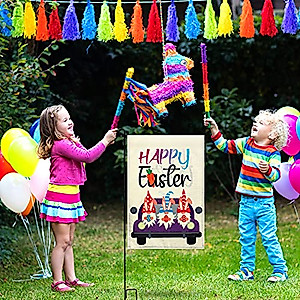 15 Pieces Seasonal Gnome Garden Flag Set Thanksgiving Day Christmas Winter Flag Double Sided Holiday Decorative Flag Welcome Yard Flag with Flag Stopper Flagpole and Clip for Holiday Decoration