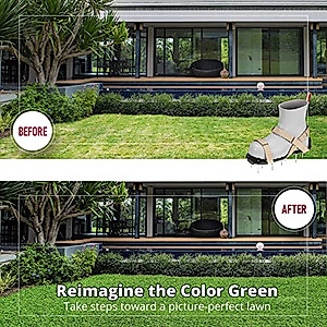 PLANTNOMICS Lawn Aerator Shoes with Hook-and-Loop Straps, User Manual, Wrench – Pre-Assembled, Fully Adjustable, One-Size-Fits-All – Lawn and Garden Tool Reduces Thatch, Revives Soil Health, Camel