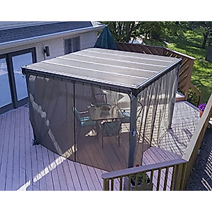 Palram - Canopia Palermo/Milano/Martinique Gazebo Netting Set - 4 Pieces