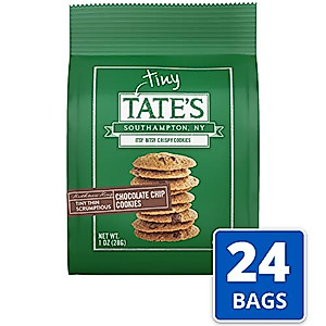 Tate's Bake Shop Tiny Chocolate Chip Cookies, 24 - 1 oz Bags