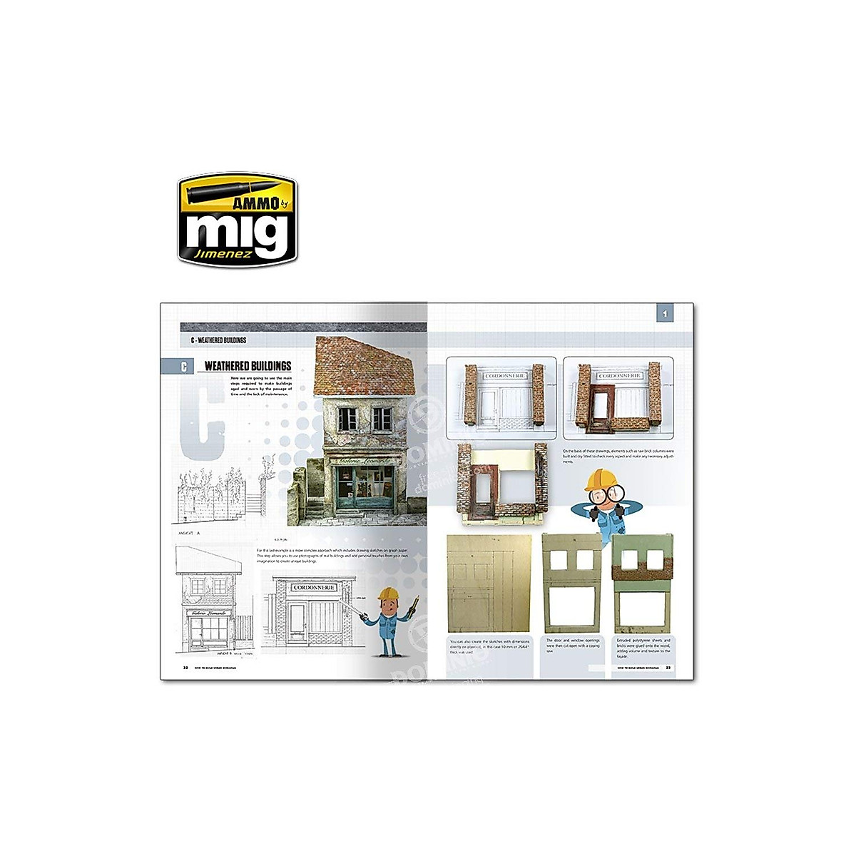 AMM6215 AMMO by Mig - Modelling School: How to Build Urban Dioramas