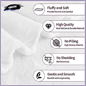 Horse Rose Throw Blanket Soft Flannel Fleece Velvet Plush Personalized Throws Fuzzy Warm Cozy Soft Bedding Blankets Anti-Pilling Pets 40"x30"