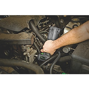 Genesis GCQD38A 3.5 Amp 3/8" Variable Speed Close-Quarter Drill with Non-Slip Grip