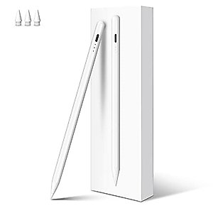 Stylus Pen for iPad, 13 mins Fast Charging Apple iPad Pencil with Palm Rejection, Tilt Sensitivity, Work for 2018-2022 iPad Air 3/4/5, iPad Mini 5/6, iPad 6/7/8/9/10, iPad Pro 11", iPad Pro 12.9"
