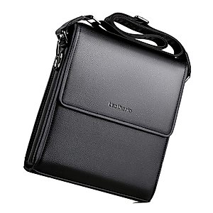 Leathario Men's Shoulder Bag Leather Small Messenger Bag for Men Crossbody Bags for Men Handbag Satchel Travel bag
