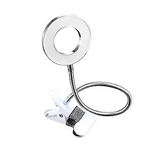 MICPANG Clip On Light Desk Lamp Led Table Clamp for Microblading Permanent Makeup Tattoo Eye Protection USB Reading Light with Adjustable Arm 2 Light Modes Suitable for Skincare Beauty Salon Manicure