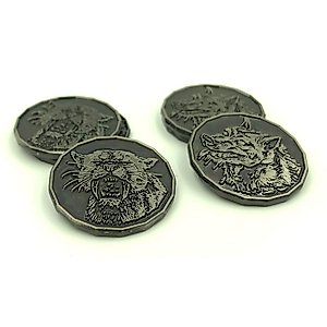 Beast Token Coin Miniatures - Feline and Canine 6 Pack
