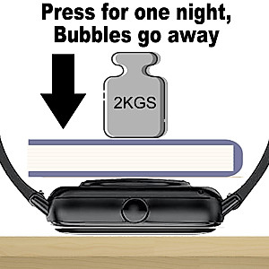 smaate 3D Screen Protector Compatible with SKG V7 and V7 PRO 1.7 inches Smartwatch