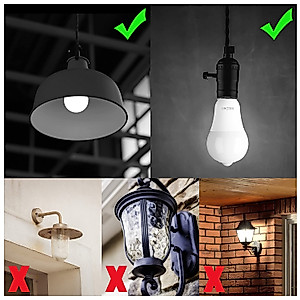 Motion Sensor Light Bulb,Motion Activated Light Bulb,Motion Bulb Indoor,Motion Detector Light,E26 Base Dusk to Dawn Security Night Light Bulb 13.5W Equivalent 100W 6000K Daylight 4 Packs