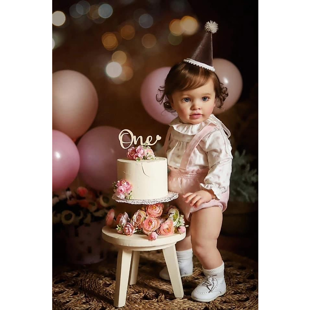 RXDOLL 26 Inch Reborn Baby Doll Big Size Reborn Toddler Girl Realistic Baby Dolls Life Size Standing Girl Look Real Children Reborn Babies Bebes Doll for Girls 3+