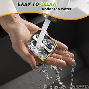 Finger Grip Vegetable Peelers for Kitchen - Carrot Peeler, Potatoes Peeler, Cucumber Peeler, Palm Peeler - Silicone Veggie Peeler for Kitchen Fruit Peeler Kitchen Peeler - Potato Peeler Hand Grip