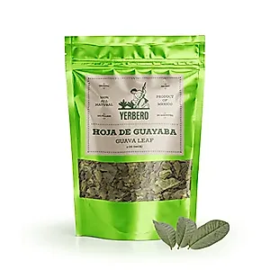 Yerbero - Whole Guava Leaf 2oz (56gr) Herbal Tea (Te Hojas De Guayaba) Skin Care | Hair Re-Growth | Crafted By Nature100% All Natural Fresh Tea Tea | Non-GMO | Gluten-free.