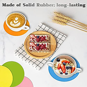 BACUTHY 5 Pack Jar Opener Gripper Pads, Multi-Purpose Rubber Bottle Lid Opener Pads for Seniors Weak Hands, Heat Insulation Kitchen Gadgets Coasters Grippers Jar Openers Pads