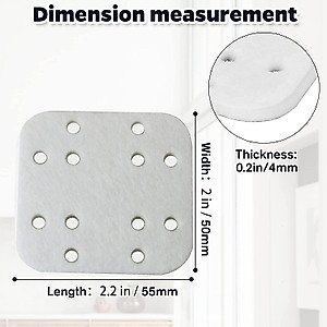 MEETOOT 20pcs Humidifier Descaling Pads for LV600HH, 55x50mm Humidifier Mineral Absorption Pads