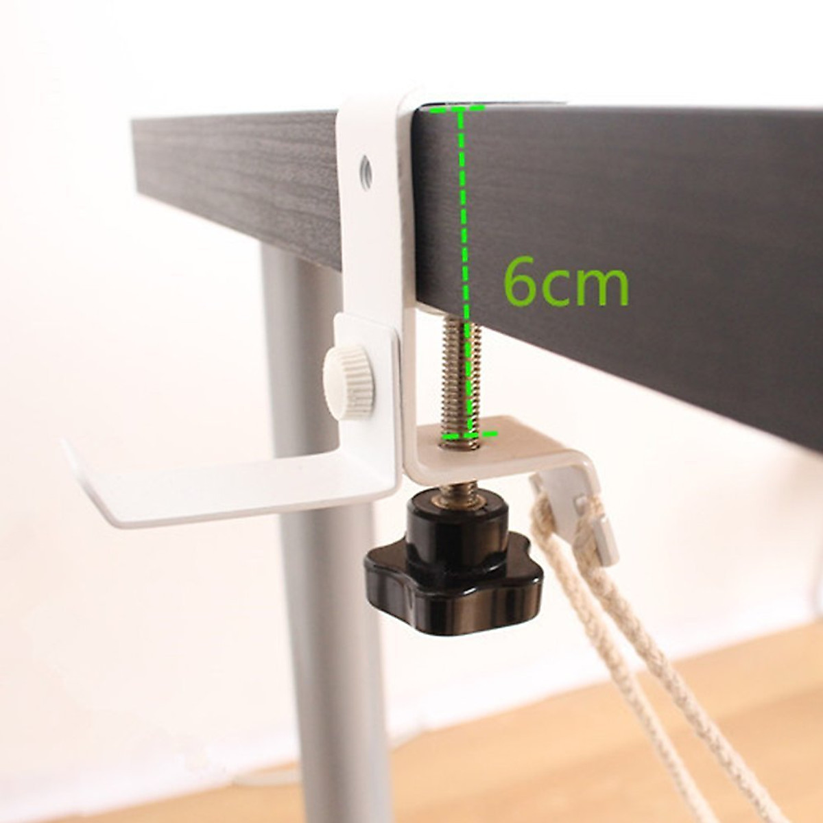 Auoinge Foot Hammock Under Desk FootRest | Adjustable Office Foot Rest Under Desk | Portable Desk Foot Hammock with Headphone Holder